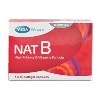 NAT B: High Strength B Complex for Vitality & Wellness | MegaWeCare